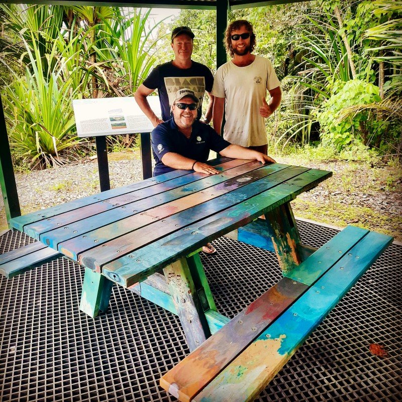 Turning tables on marine debris by turning marine debris into tables ...