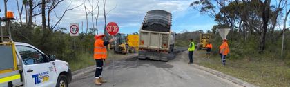 Roadworks on Ellmoos Road | Parks Australia | Parks Australia