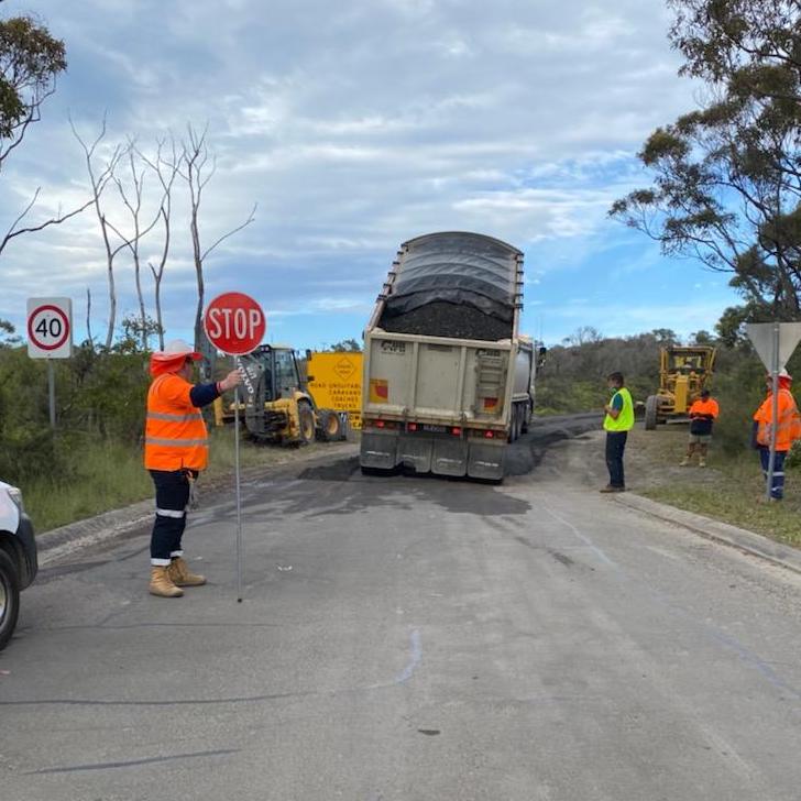 Roadworks on Ellmoos Road | Parks Australia | Parks Australia